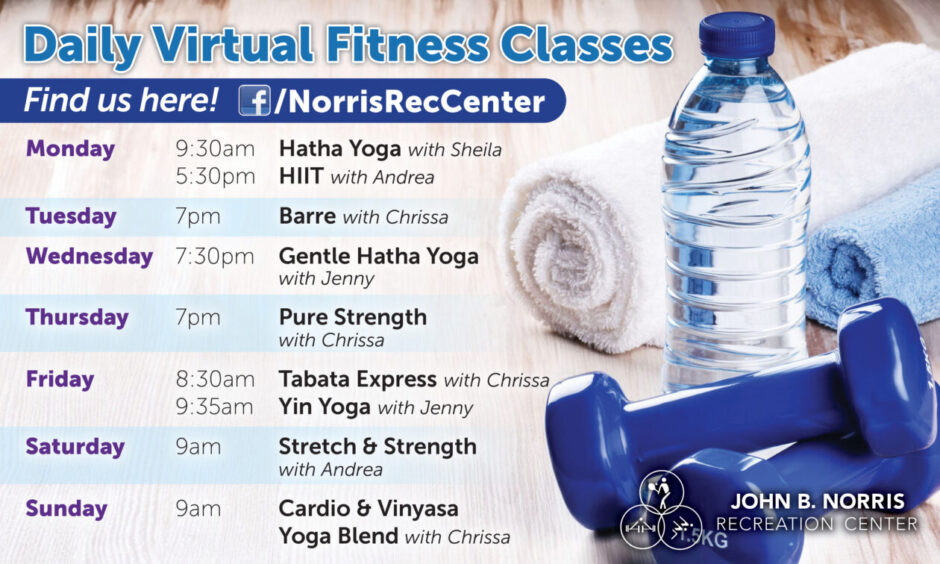 Virtual Fitness Classes | Norris Recreation Center